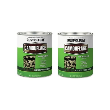 Army Green, Rust-Oleum Specialty Camouflage Spray Paint- Quart, 2 Pack ...