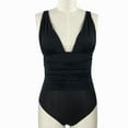 Gdreda One Piece Swimsuit Deep V Neck Women Halter Twisted Backless