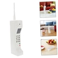 ETHZZLE 2Pcs Retro Brick Phone Model White Vintage Cellphone Prop ...