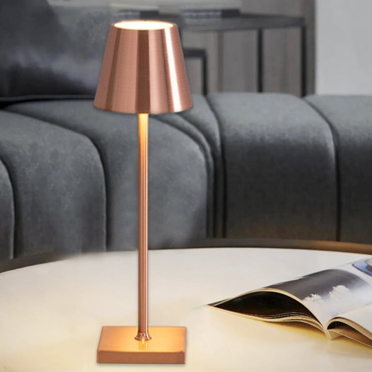 USB Rechargeable Lamp Cordless Touch Sensor LED Desk Lamp – 3 Color ...