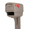 Gibraltar Mailboxes Gentry Large Capacity Double-Walled Plastic Mocha ...