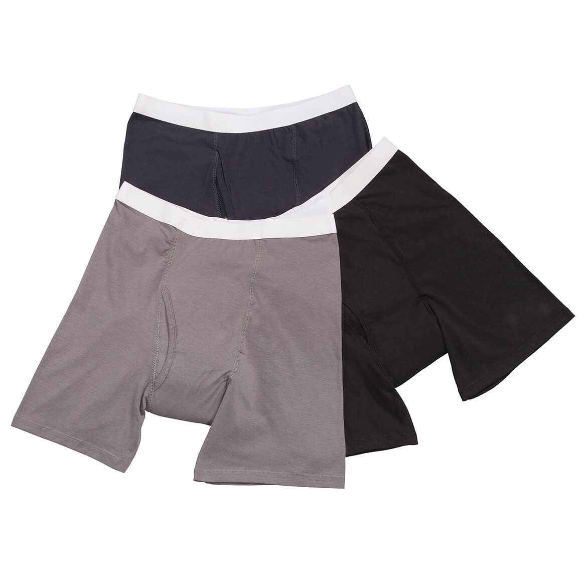 Men's 10 oz. Incontinence Boxer Briefs, 3-Pack, Asst Colors - Walmart.com