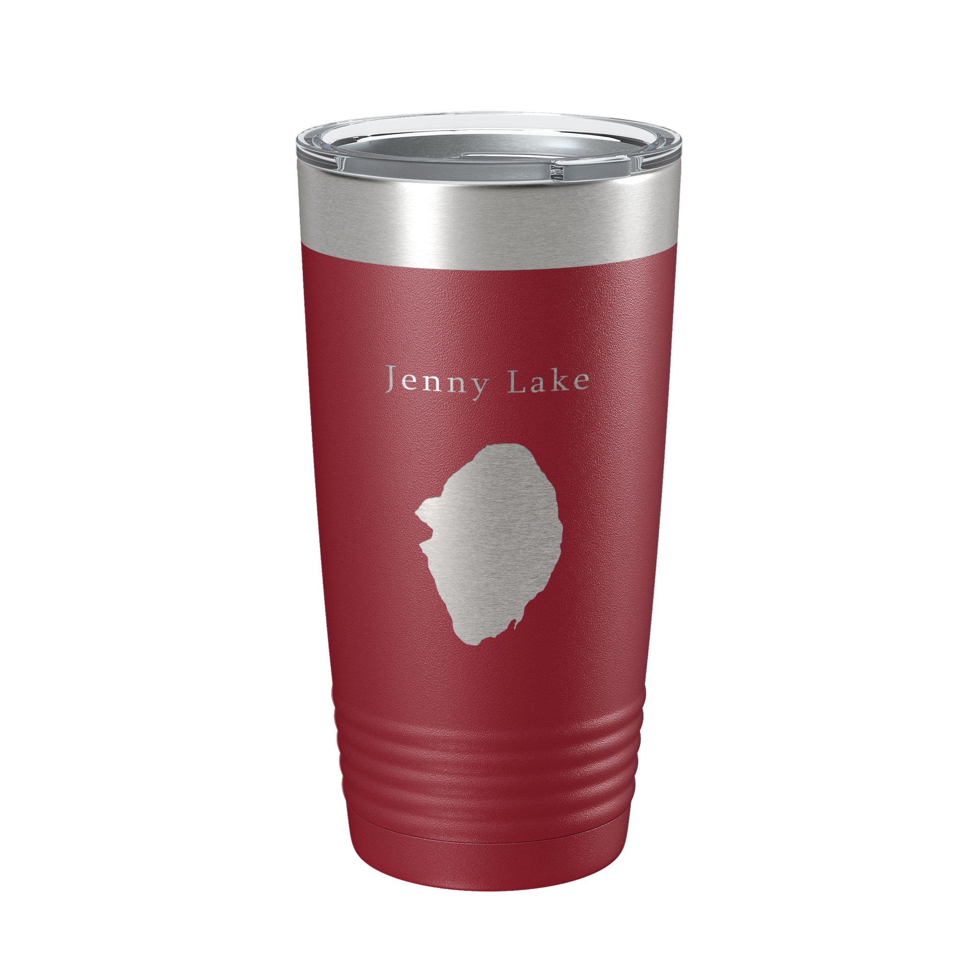 Jenny Lake Map Tumbler Travel Mug Insulated Laser Engraved Coffee Cup ...