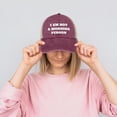 I’m Not A Morning Person Wine Red Hat Adjustable Funny Fashion Unisex ...