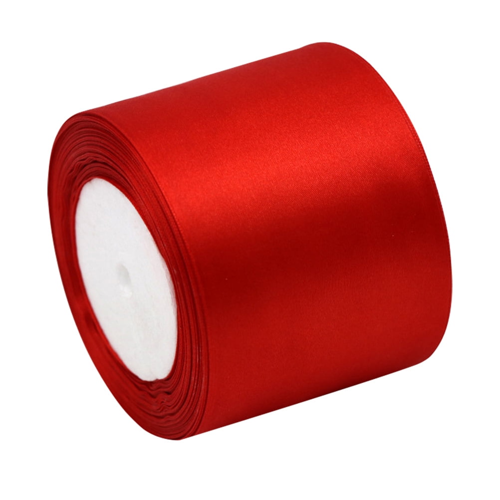 1 Roll Single-sided Ribbon Wide Grand Satin Ribbon Wedding Party ...