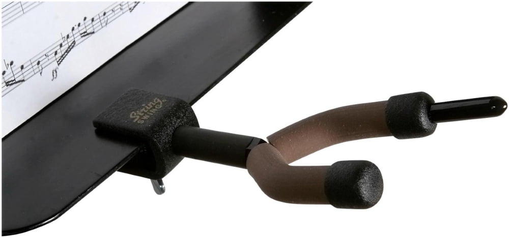 String Swing CC08 Violin Hanger with Bow Peg Attachment for Music Stand ...