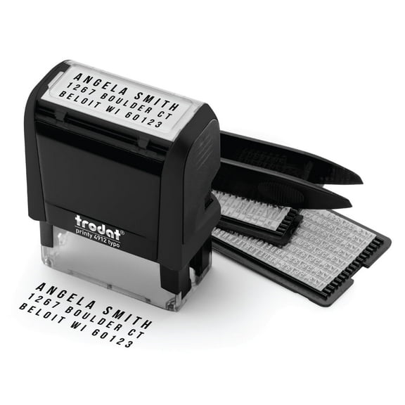 Large Self-Inking First Class Stamp, Trodat Printy 4913, Press and ...