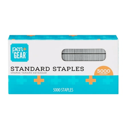 Pen + Gear Standard Staples, 5000 Count - Walmart.com