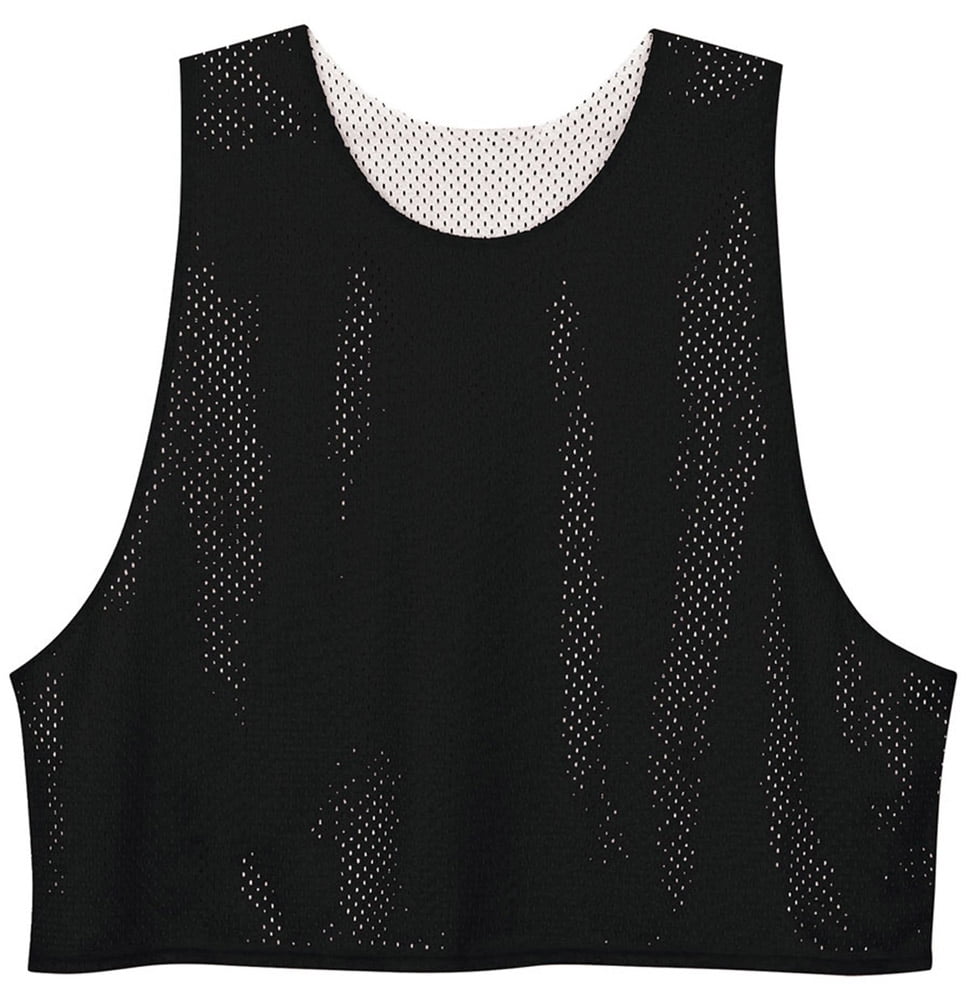 A4 Apparel N2274 Lacrosse Reversible Mesh Practice Jersey - Black/White ...