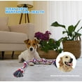Bmag Indestructible Chew and Play Dog Rope Toy, 5-Knot Tug of War Toy ...
