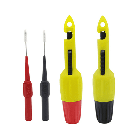 2 Pack Wire Piercing Probe Insulation Piercing Clip with Insulated Wire ...