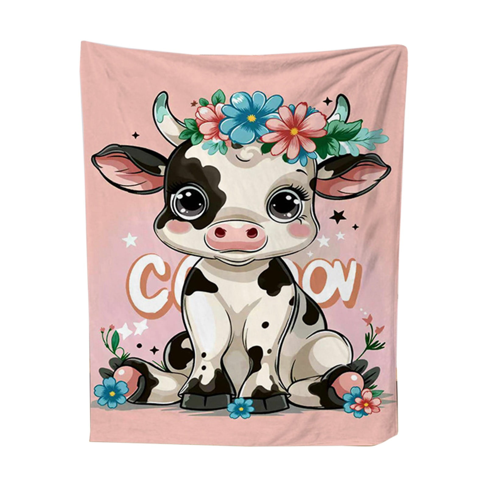Click here for Siytuau Cute Cow Print Blanket Gift Fuzzy Cozy Sof... prices