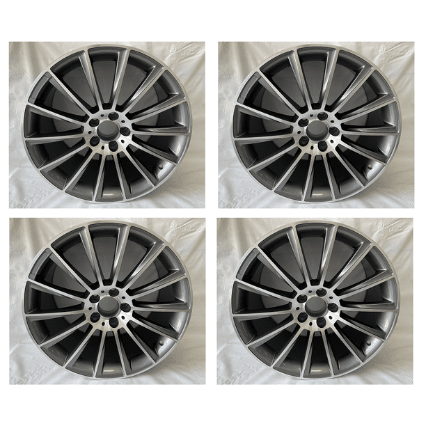 19" AMG Matt Black Mercedes Benz Wheels Rims E Class E320 E350 E500 ...