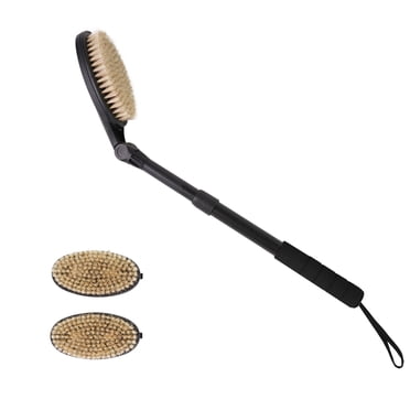 easace Body Brush for Back with Long Handle, Adjustable Foldable Shower ...
