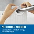 Mainstays Norwalk Easy Hang Fabric Shower Curtain, 70 Mainstays Norwalk Easy Hang Fabric Shower Curtain, 70