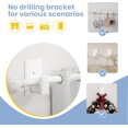 Curtain Rod Brackets:Self Curtain Rod Holders for Rod 5/8" No Screw ...