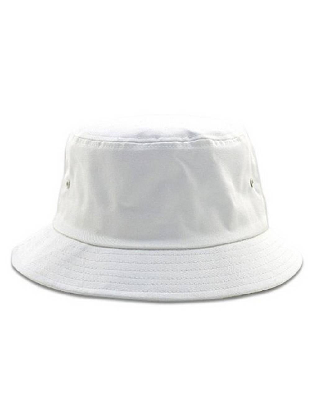 Twill Bucket Hat (Various Size and Color), White - Large - Walmart.com