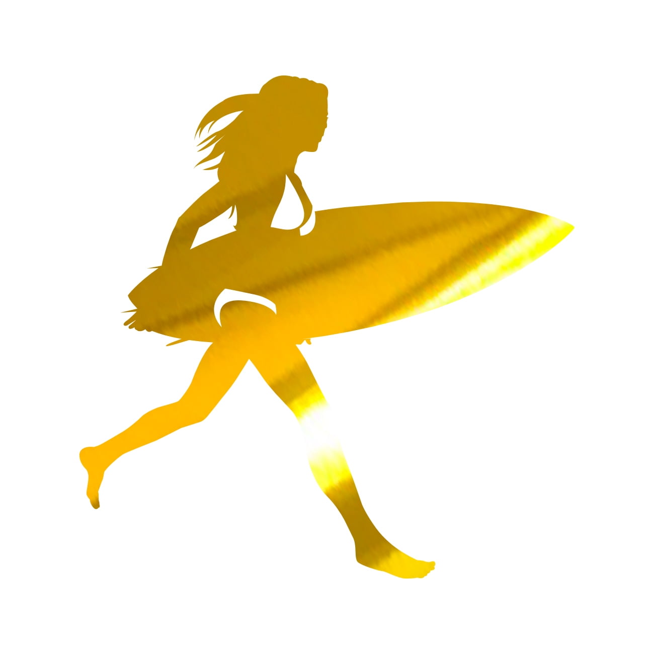 Surfer Girl Sticker Decal Die Cut - Self Adhesive Vinyl - Weatherproof ...