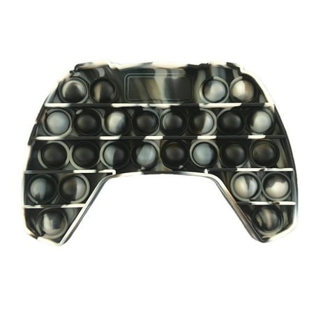 Sensory Fidget Toys Controller Shaped, Tie Dye Silicone Push Bubble ...