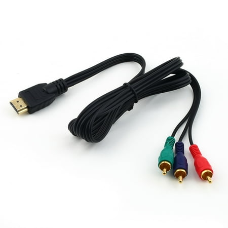 New Mini HDMI To 3RCA 3-RCA 3 RCA Video Component Connection Cable ...