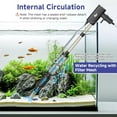 Electric Aquarium Vacuum Gravel Cleaner - Rechargeable Fish Tank ...