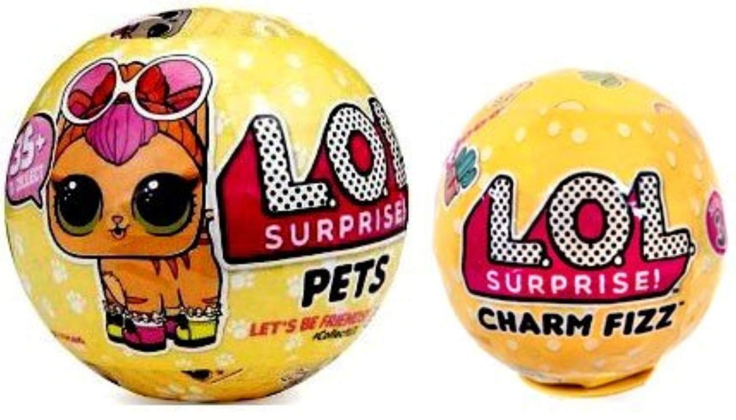 Bundle of Lets Be Friends LOL Surprise Series 3 Pet & Charm Fizz L.O.L ...