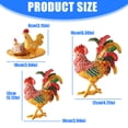 Elegant Rooster Jewelry Box Handcrafted Home Decorative Ornament Alloy ...