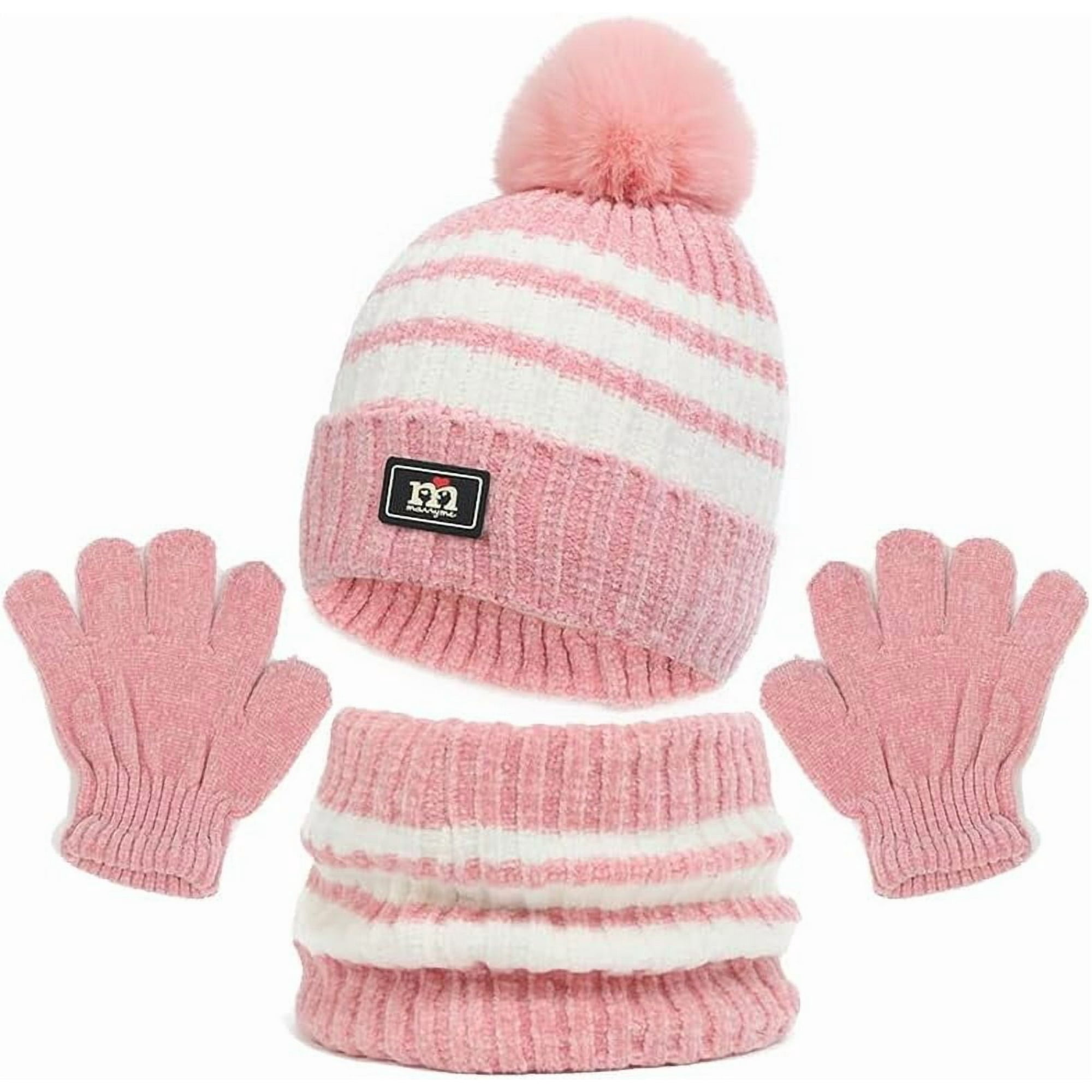 Click here for Qkurt 3 In 1 Children Beanie Hat Scarf Glove Set... prices