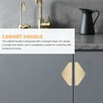 4pcs Triangle Drawer Pull Handles Dresser Knobs - Walmart.com