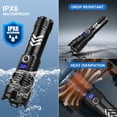 High Lumens LED Mini Flashlights for Tactical Camping, Hiking & Outdoor ...