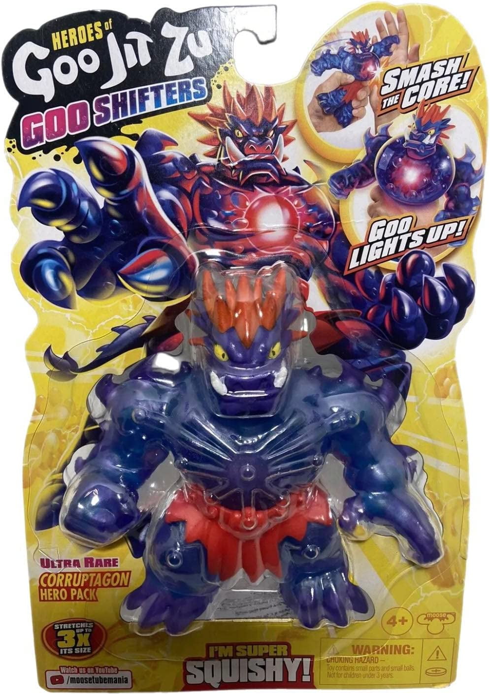 Heroes of Goo Jit Zujeeriy Goo Shifters Thrash Hero Pack. Super Stretchy, Super Squishy Goo ...