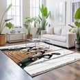 Area Rug 4x6ft, Black African Women Washable Rugs for Living Room ...