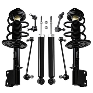 Detroit Axle - AWD Front Struts & Coil Spring + Rear Shock Absorbers ...