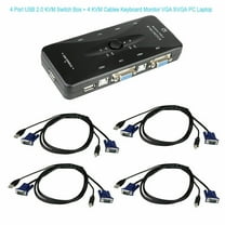 StarTech 2 Port USB KVM Switch Kit with Audio and VGA Support, Includes ...