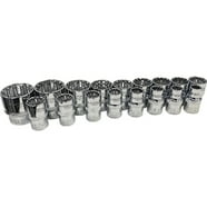 GearWrench 80702 1/2 in. Dr. 6 pt. Standard Metric Socket Set, 13 pc ...