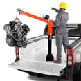 5000 lb Electric Winch Truck-Mounted Single-Arm Crane, 2200lb Capacity ...