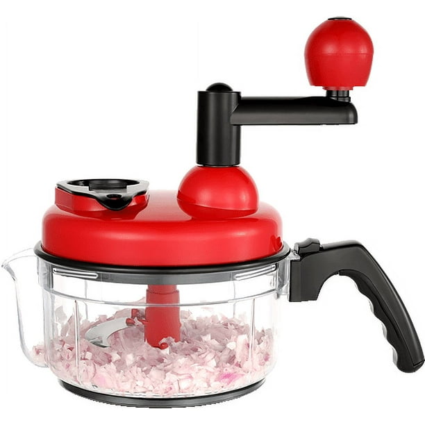 Hand Food Chopper, Vegetable Quick Chopper Manual Food Processor, Easy ...