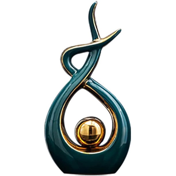 Home Decor Modern Abstract Art Ceramic Statue Table Decorations For ...