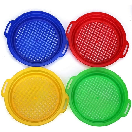 Heavy Duty Beach Sand Sifter Sieves Toys, Beach Toy Sets Kit Gear ...