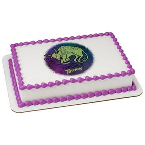 Whimsical Practicality's Taurus Zodiac Edible Icing Image Cake Topper-1 ...
