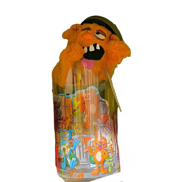 Jay At Play Stinky Little Trash Monsters Grimy Orange Plush Stuffed ...
