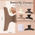 12 count Butterfly Hair Clips for Styling Sectioning Hair Clips for ...