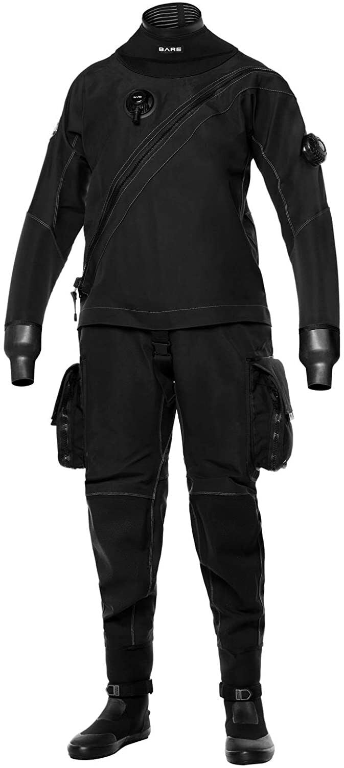 Bare X-Mission Evolution Tech Dry Suit, Mens, Black - S - Walmart.com