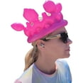 12 Pack- Colorful Inflatable Crowns - Size Kids/Small Adults. Princess ...