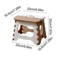 8" Folding Step Stool for Adults - Non-Slip Step Stool with Handle ...