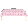 CaiYueKe Disposable Plastic Tablecloth with Bow Design for Party ...