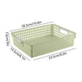 Paper Trays for Classroom with Grip Handles,Book Baskets for Library ...