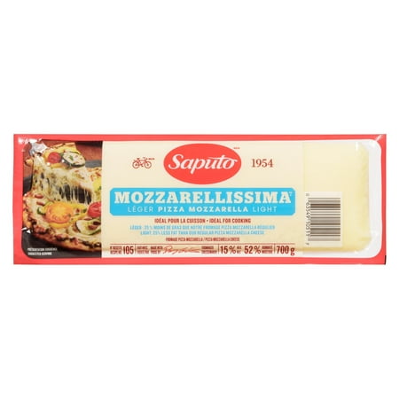 Saputo Light Mozzarellissima Pizza Mozzarella Cheese | Walmart Canada