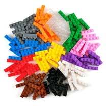 Minizfigs Classic 2x4 Building Brick Play Set - 100 pcs - Compatible ...
