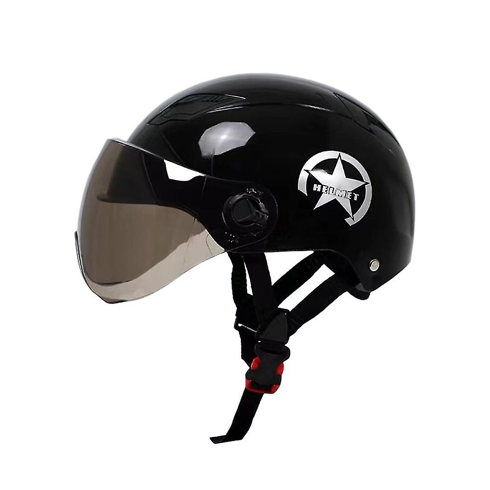 Electric Motor Car Helmet Scooter Bike Open Face Half Baseball Cap Anti ...